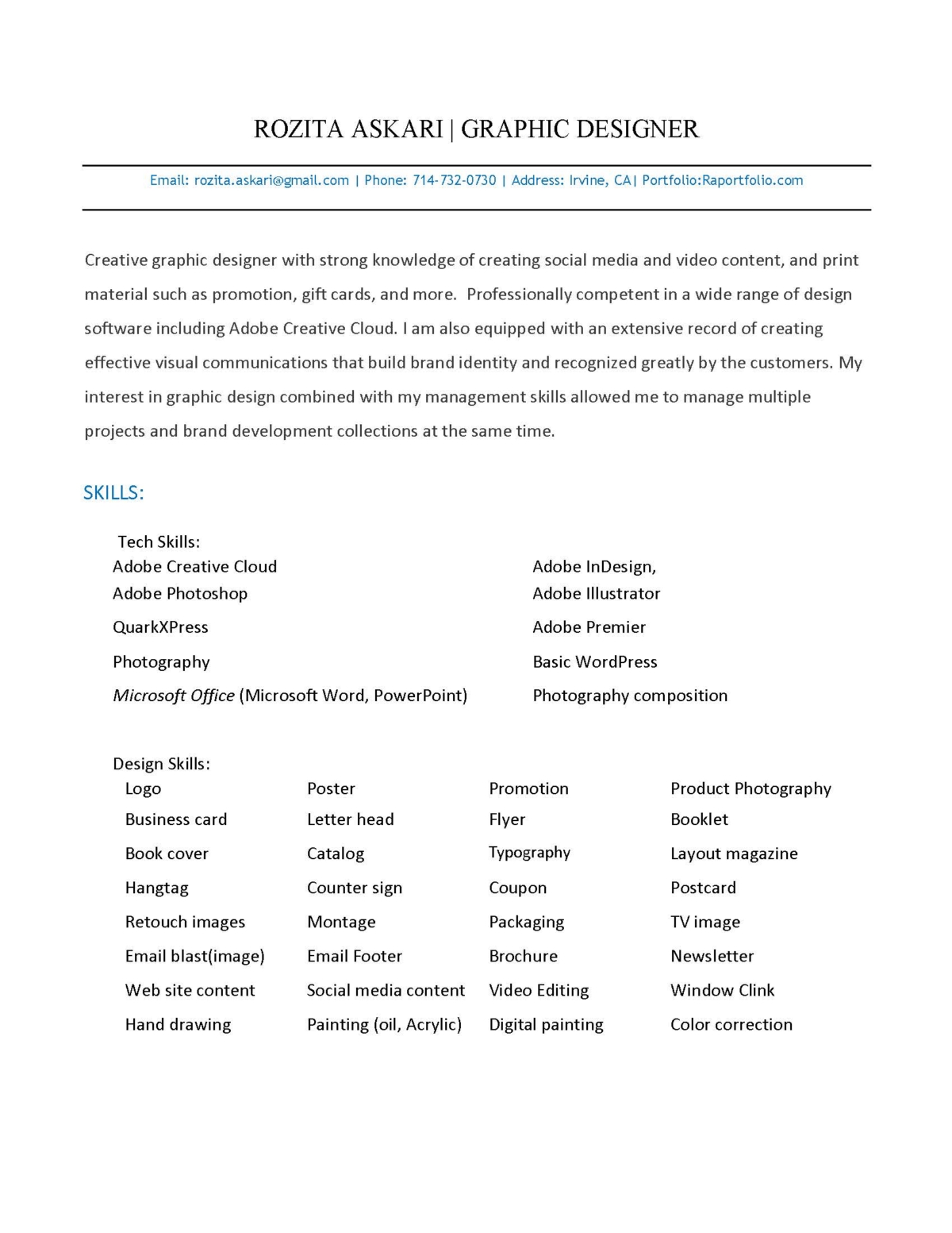 Ra.Portfolio – Personal Portfolio